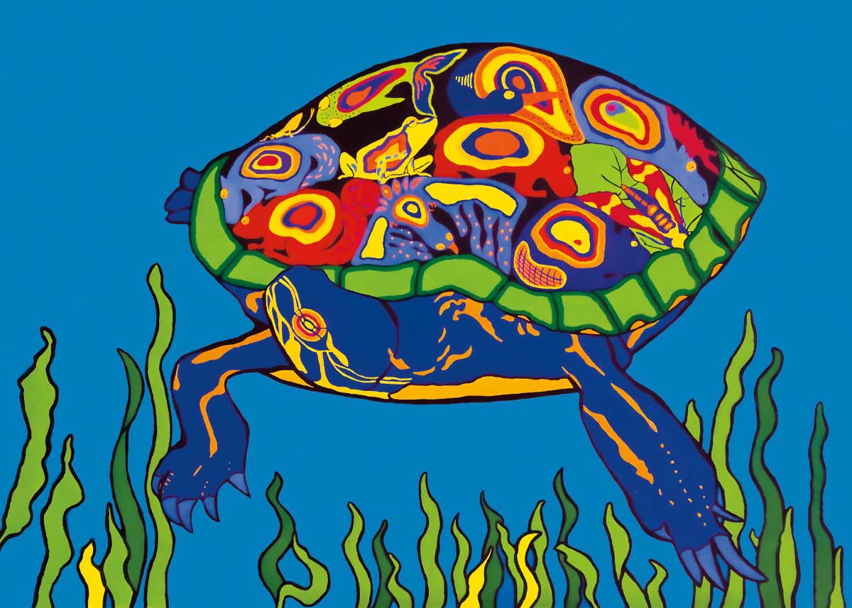 Wall Art - Mother Earth by Native Artist Kristy Cameron | North of ...