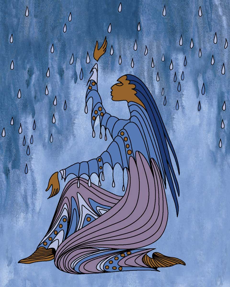 LIMITED EDITION ART PRINT - Rainmaker by Native artist Maxine Noel ...
