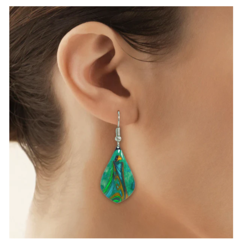 "Friends" Dangle Earrings by Indigenous Artist Maxine Noel | North of ...