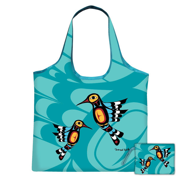 "Hummingbird" Reusable Shopping Bag by Native Artist Francis Dick ...