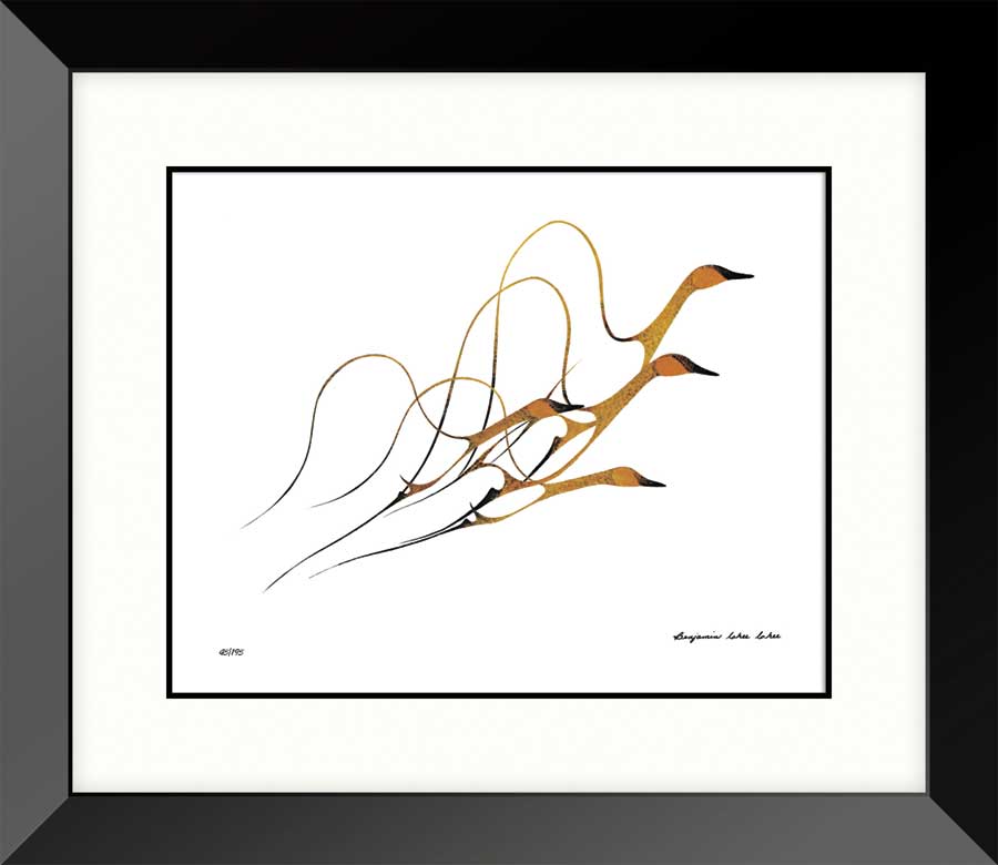 LIMITED EDITION ART PRINT - Spring Flight by Native Artist, Benjamin ...
