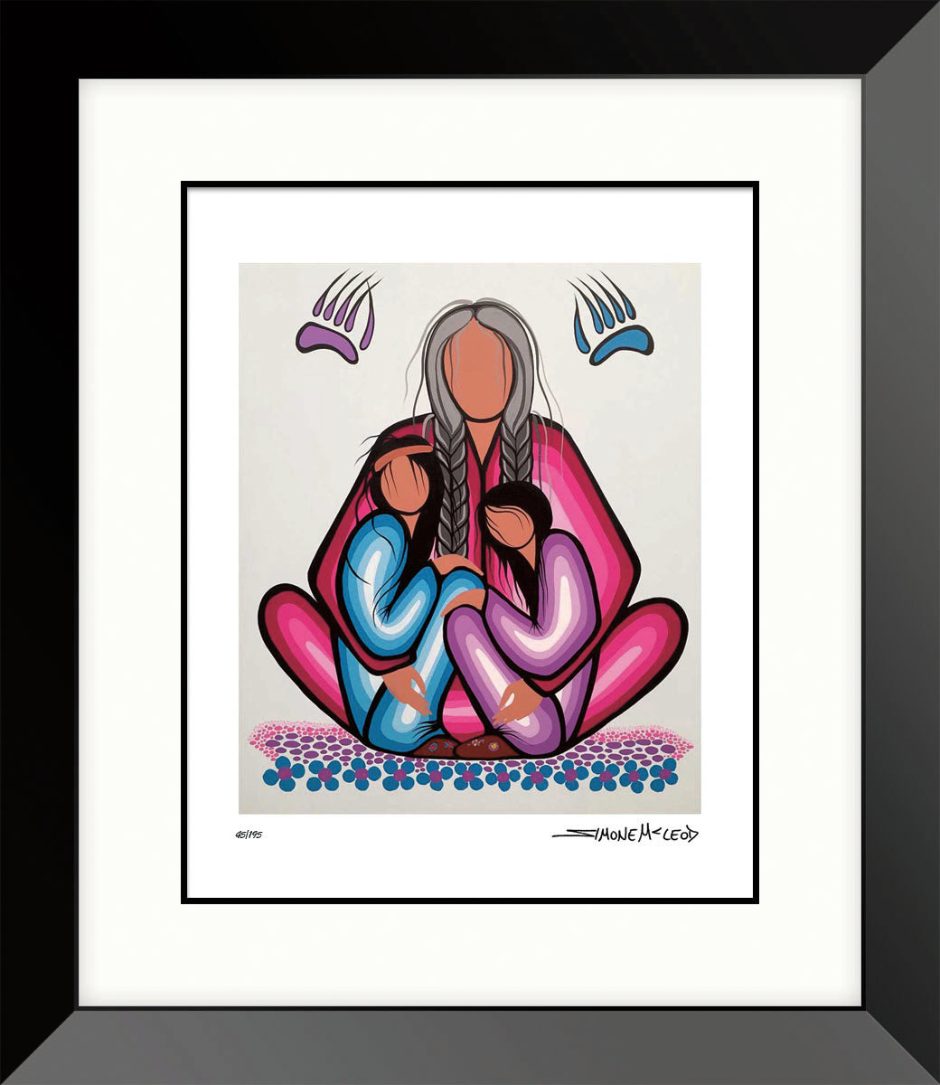LIMITED EDITION ART PRINT - Family Strength - Indigenous Artist Simone ...