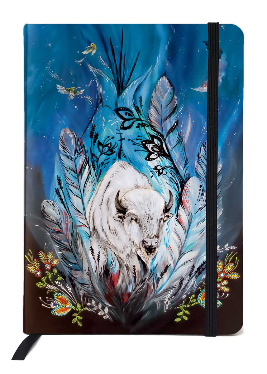 "Spirit Buffalo" Hard Cover Journal, by Metis artist Karen Erickson ...
